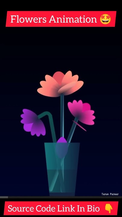 Flower Animation In Css Html Css Graphic Design Css Animation Effects Youtube 7828
