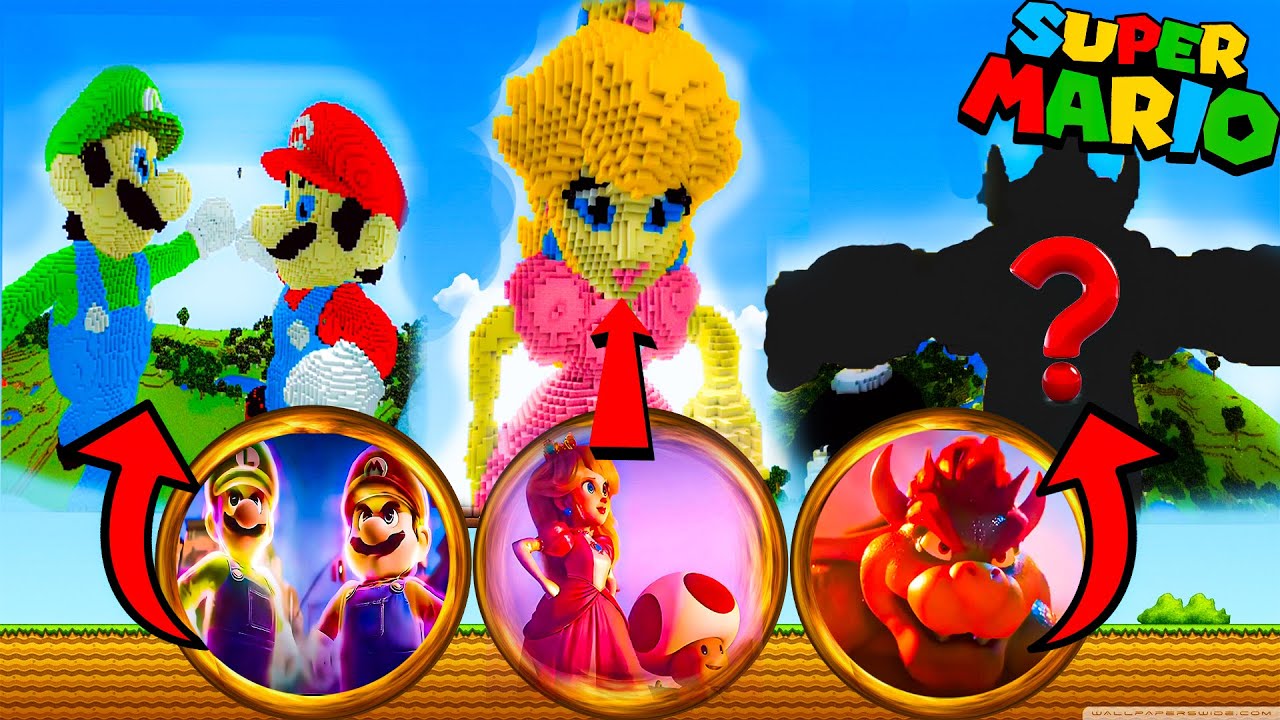 Minecraft BUILD: Super Mario STATUE - YouTube