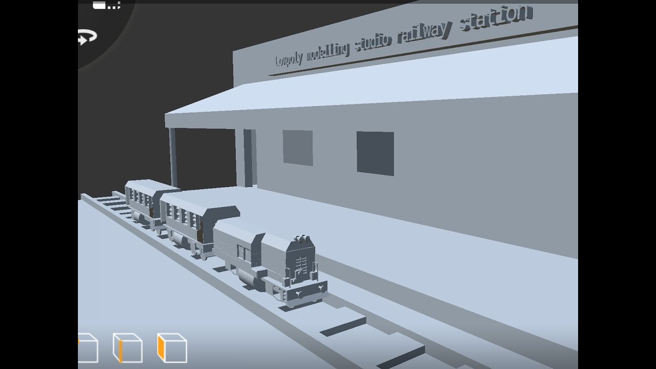 How to make a detailed lowpoly train in prisma 3d (timelapse) - YouTube