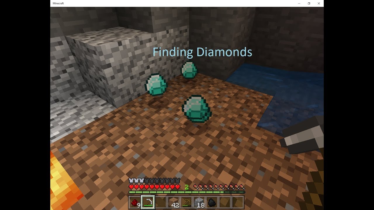 Let's Play Minecraft #30 - Finding Diamonds - YouTube