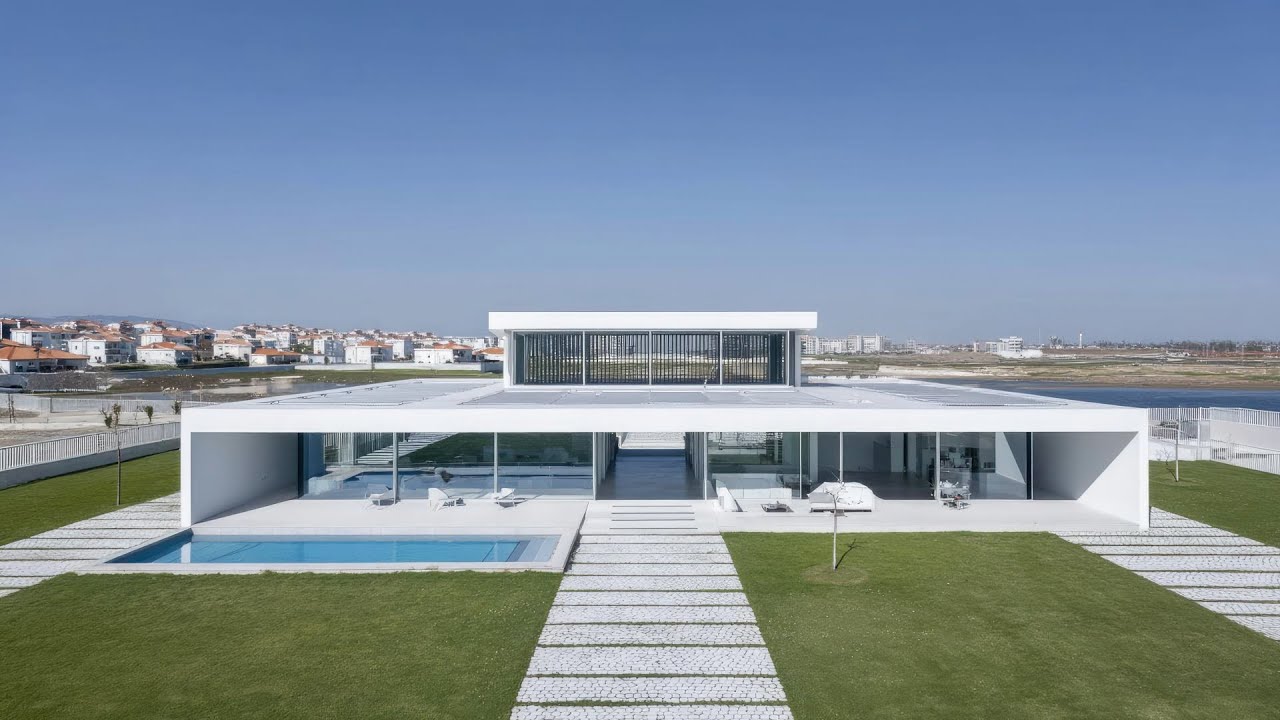 Dream Modern Two Story House with T Shaped Design and Expansive ...