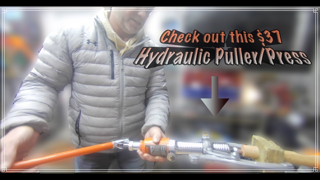 Every Mechanic/DIYer needs this $37 Hydraulic Puller/Press - YouTube