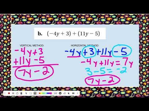 Adding Linear Expressions - YouTube
