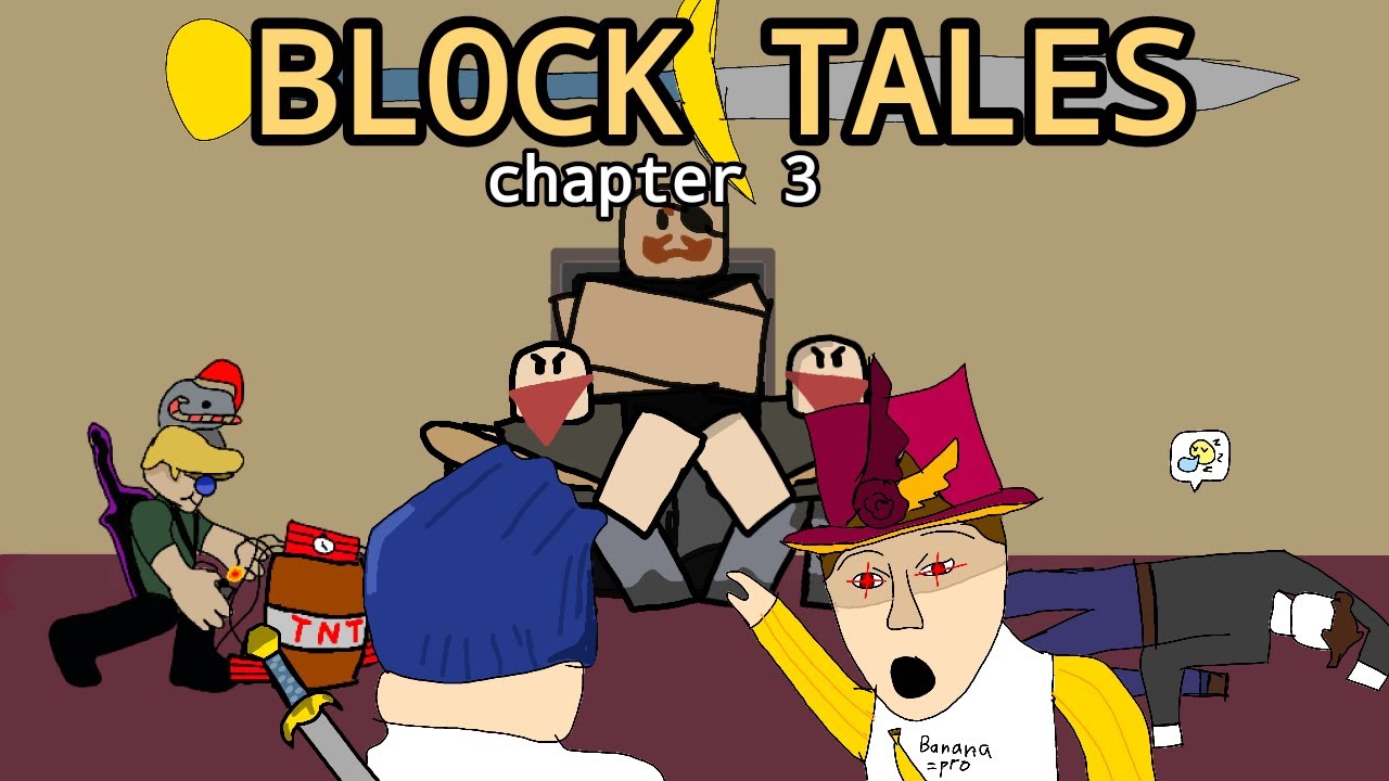Block Tales chapter 3 with da gang (ado is taking up all my ram help ...