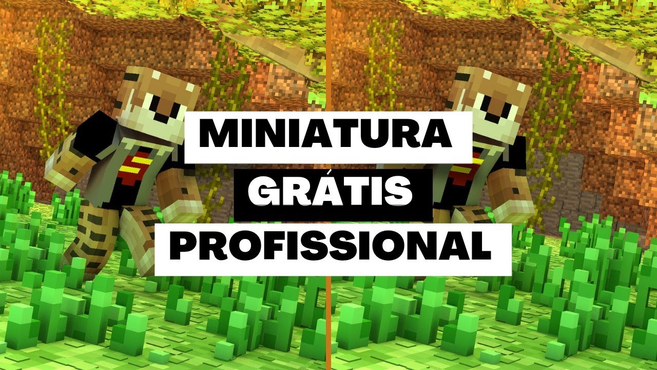 Tutorial Como fazer Miniaturas incríveis para o seu canal de Minecraft ...