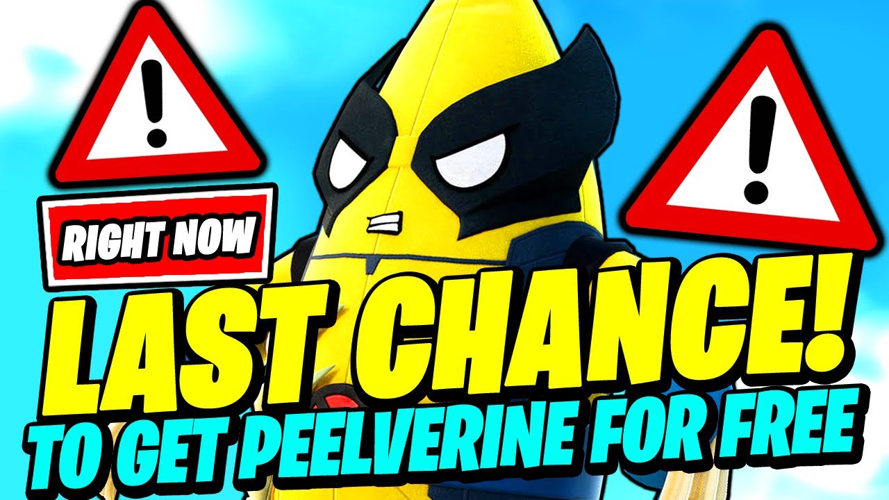 *LAST CHANCE* How to GET the Peelverine Back Bling FOR FREE in Fortnite ...