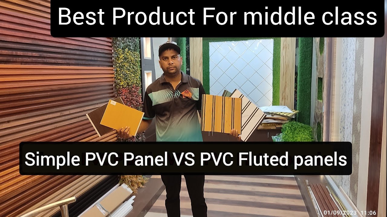 PVC panels कि जगह Fluted panels लगवाओगे तो दीवारें बोल पड़ेंगी| PVC ...