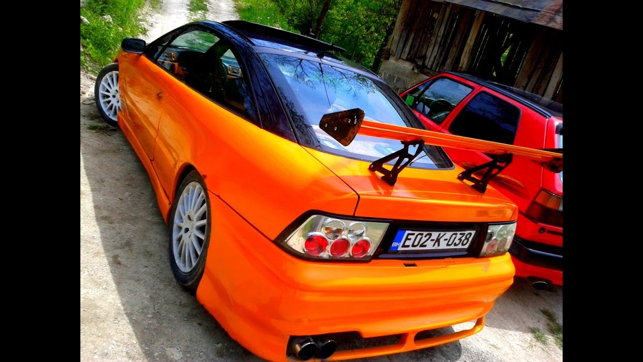 Opel Calibra Tuning 2.0 16v DeMoN Part 2 - YouTube