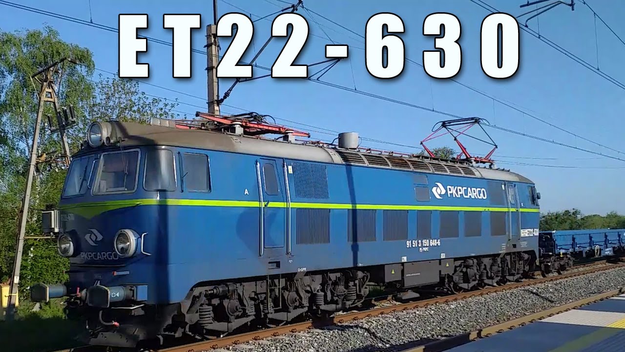 Bycze portrety - ET22 – 630 z platformami przejeżdża przez Golęczewo - YouTube