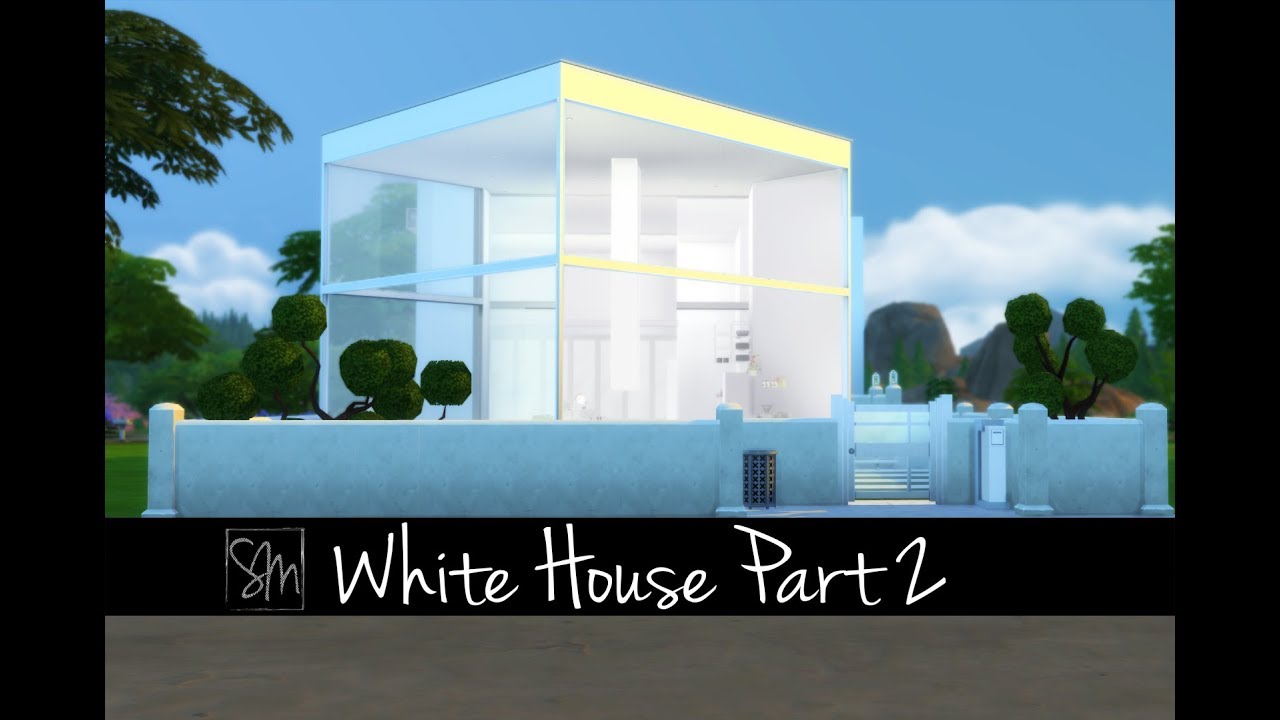 The Sims 4: Speed Build - White House Part 2 [CC links + HOUSE DOWNLOAD ...