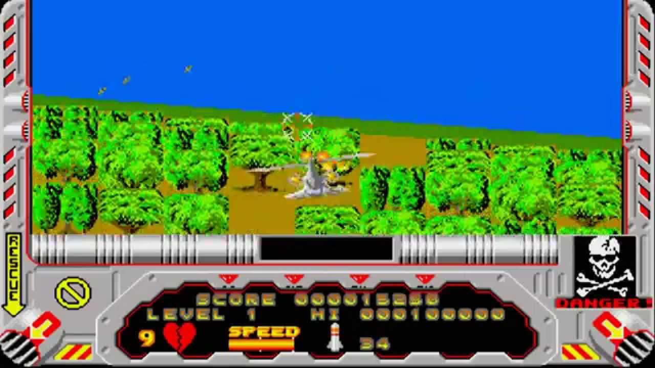 AMIGA Hellfire Attack HELL FIRE By Akaido Arcade Systems Martech Games 1988 cr QTX CRACKED ...