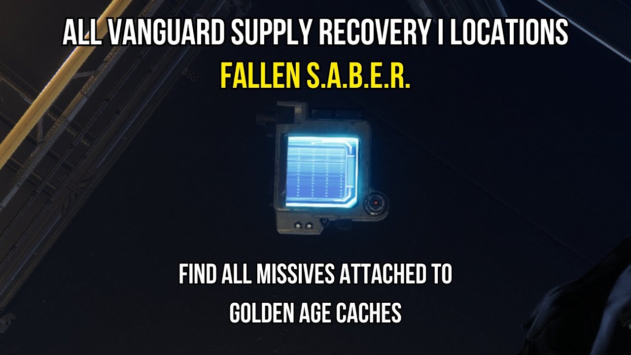 All Vanguard Supply Recovery I Locations - Fallen S.A.B.E.R. - YouTube