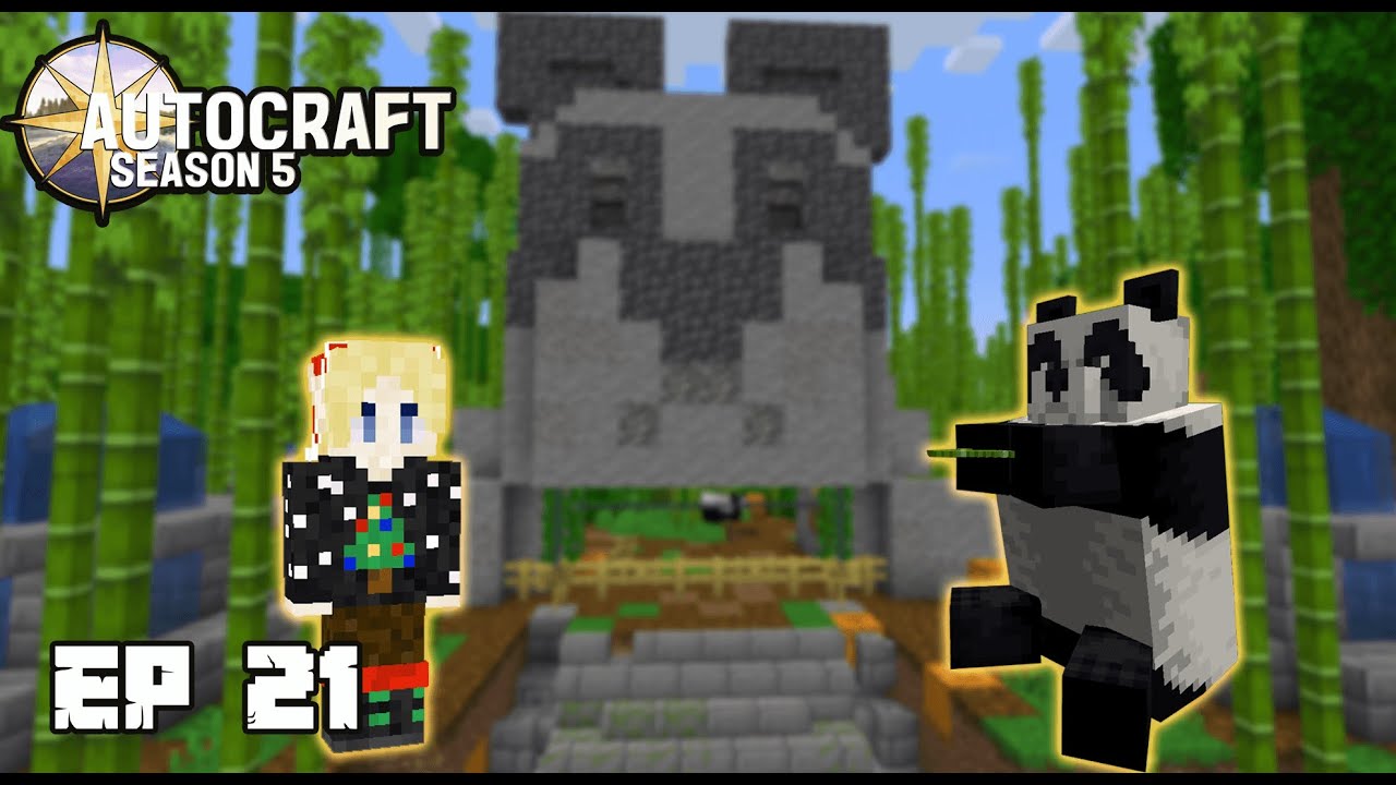 Visiting the Pandas! - AutoCraft SMP S5 Ep21 (1.21 SMP) - YouTube
