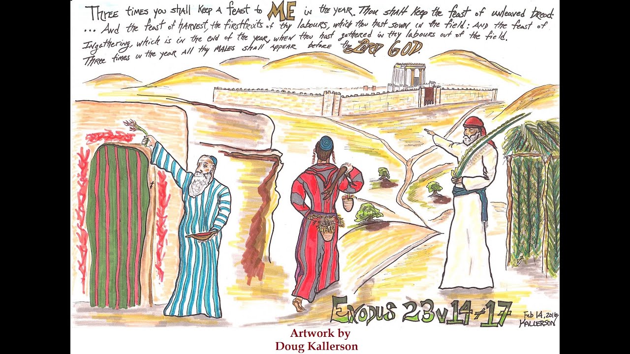 Exodus 23:10-19 (Set Times and Feasts for Israel) - YouTube