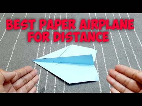 Best Paper Airplane For Distance - YouTube
