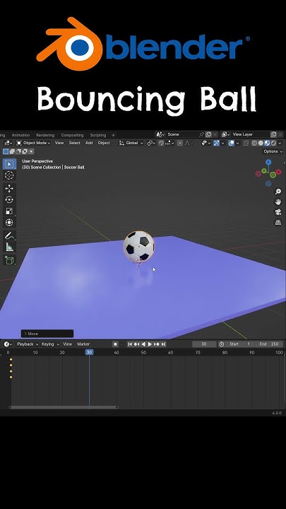 Blender Bouncing Ball Animation #blender3d #blenderanimation #3d #blendertutorial - YouTube