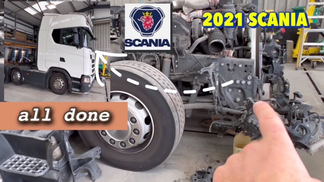 Repairing a 2021 SCANIA S540 part 2. - YouTube