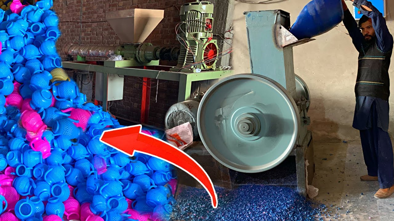 Amazing Production Process of Plastic toilet Wash Jug || Plastic Pot ...