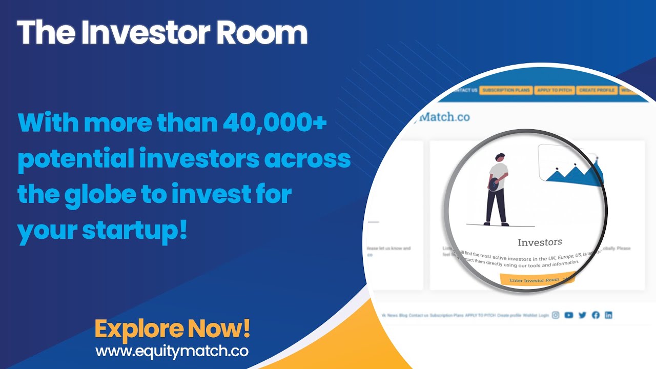 Investor Room: Access 40,000+ Established Investors Around the World ...
