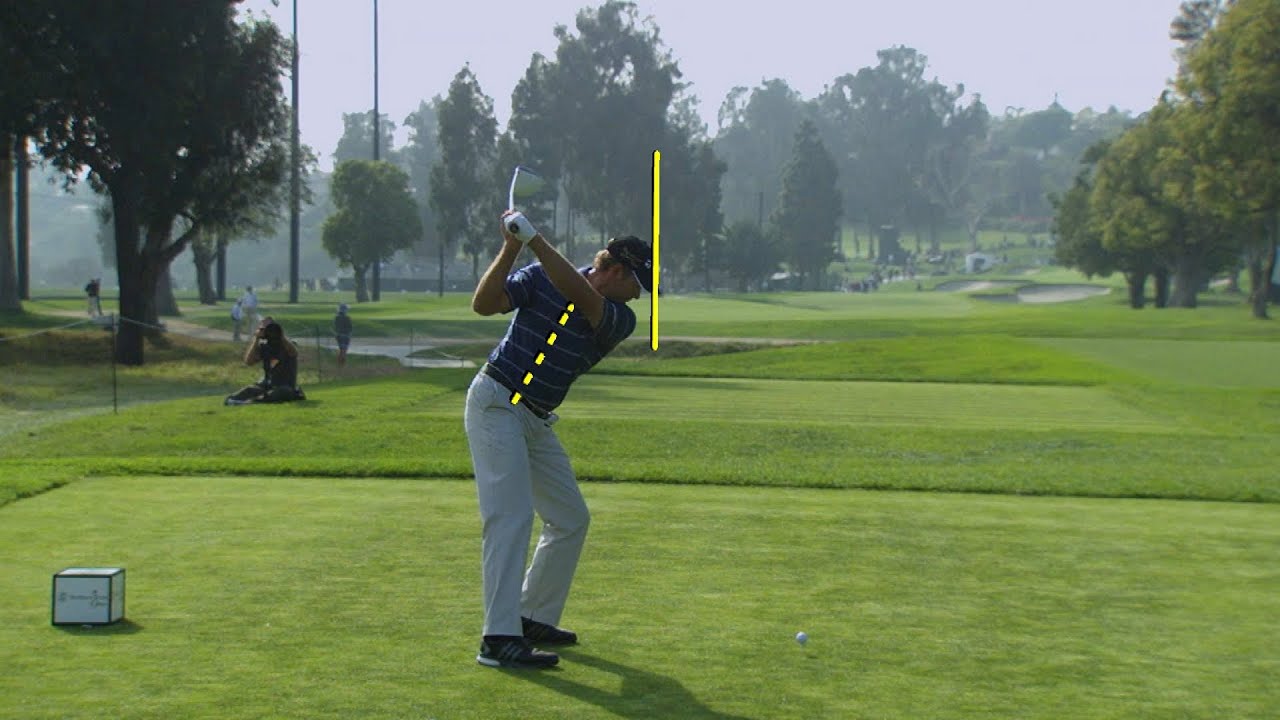 Retief Goosen slo-mo swing analysis at Northern Trust Open - YouTube