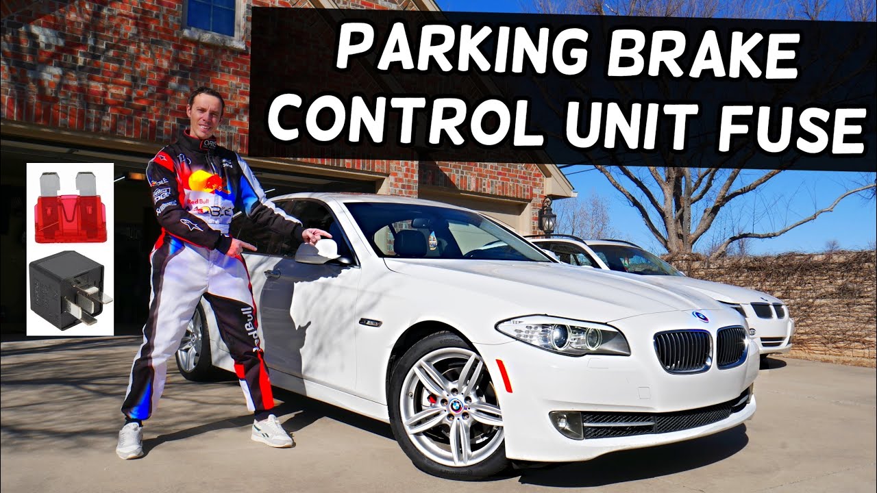BMW F10 F11 PARKING BRAKE CONTROL UNIT MODULE FUSE LOCATION BMW 528i ...