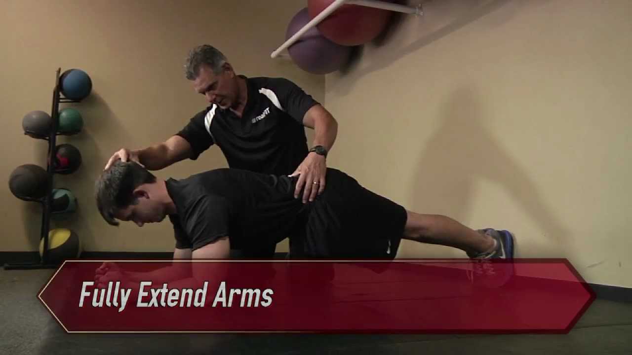 realFIT Plank Hold Time Test - YouTube