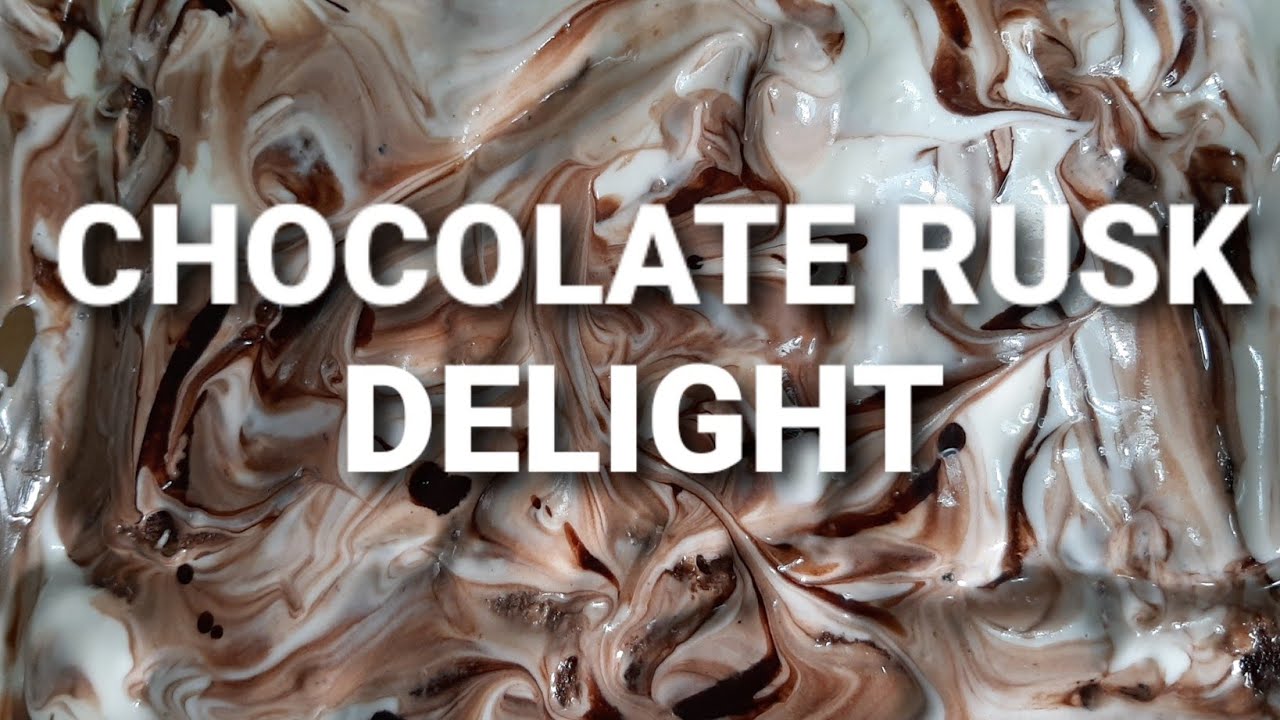 Chocolate Rusk Delight/ Creamy Delight ( Cooking & Gardening ) - YouTube