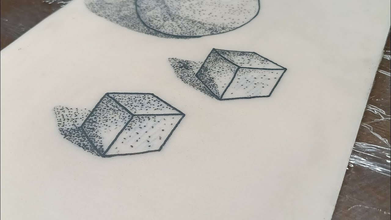 Dot Work 3D Cubes (Practice) - YouTube
