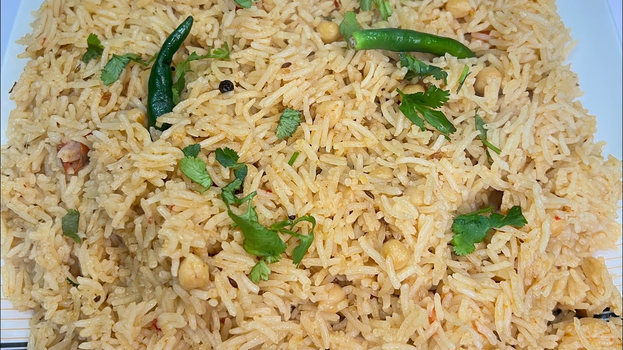 CHANNA PULAO RECIPE || CHANNA RICE IN DESI STYLE || Mazedar recipe ...