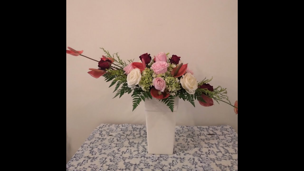 Merangkai Bunga Dasar Bentuk Diagonal, Mudah dan Menyenangkan ( Materi ...