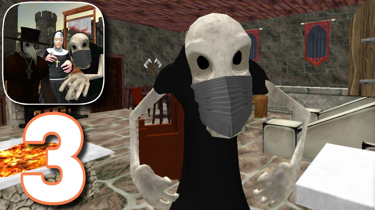 Plague Doctor Neighbor : Scary Nun and Grim Escape Gameplay Walkthrough ...