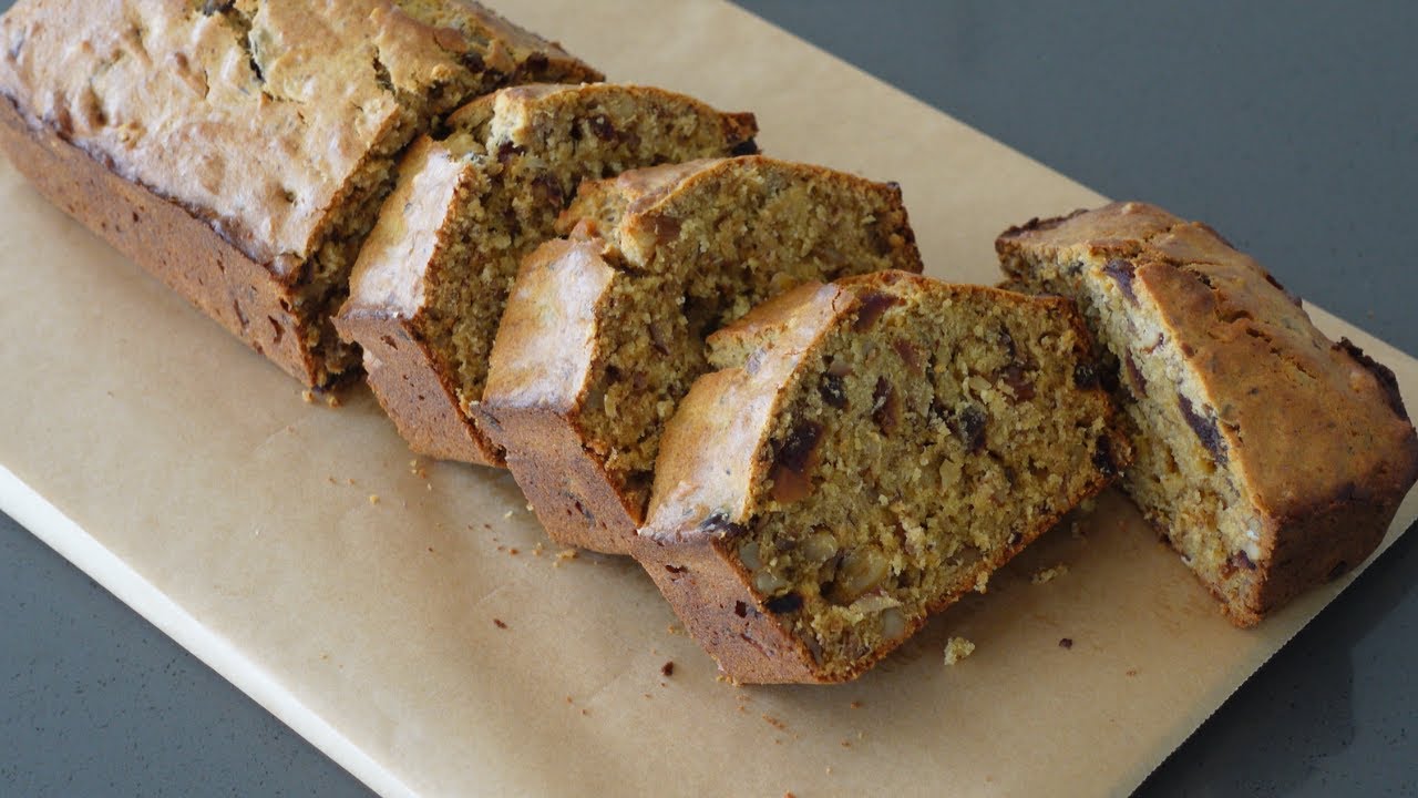 Moist and Delicious Date and Walnut Cake Loaf | Quick and Easy Recipe ...