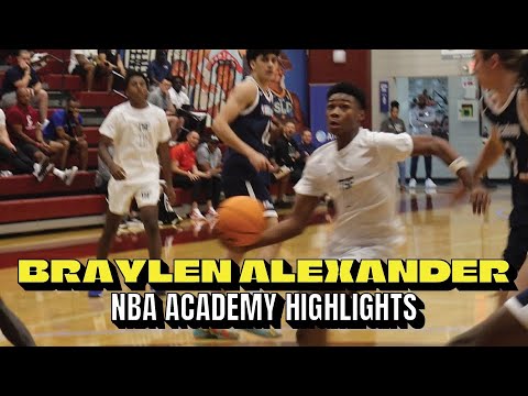 Braylen Alexander Goes Viral at NBA Academy Games 2025 — Youngest in ...