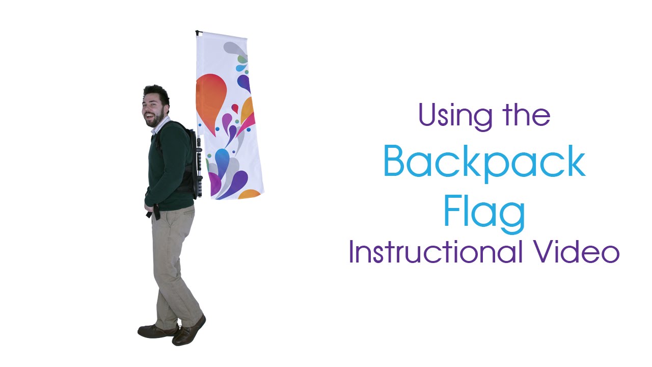 Backpack Flag Instructional Video - YouTube