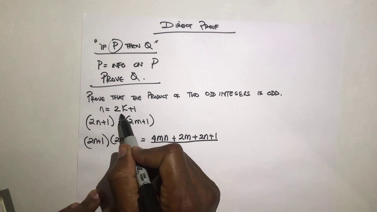 Direct Proof - YouTube