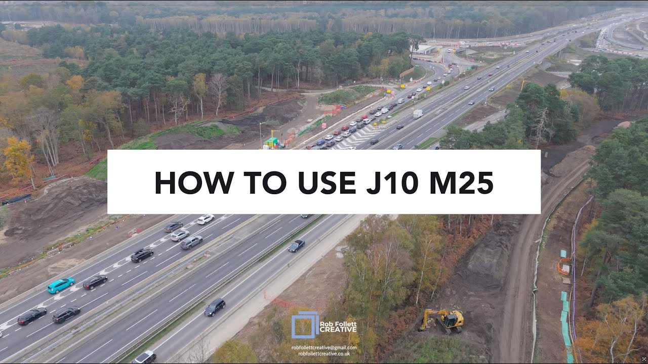 November 2024 - Junction 10 M25/A3 Wisley - How to use the new temp ...