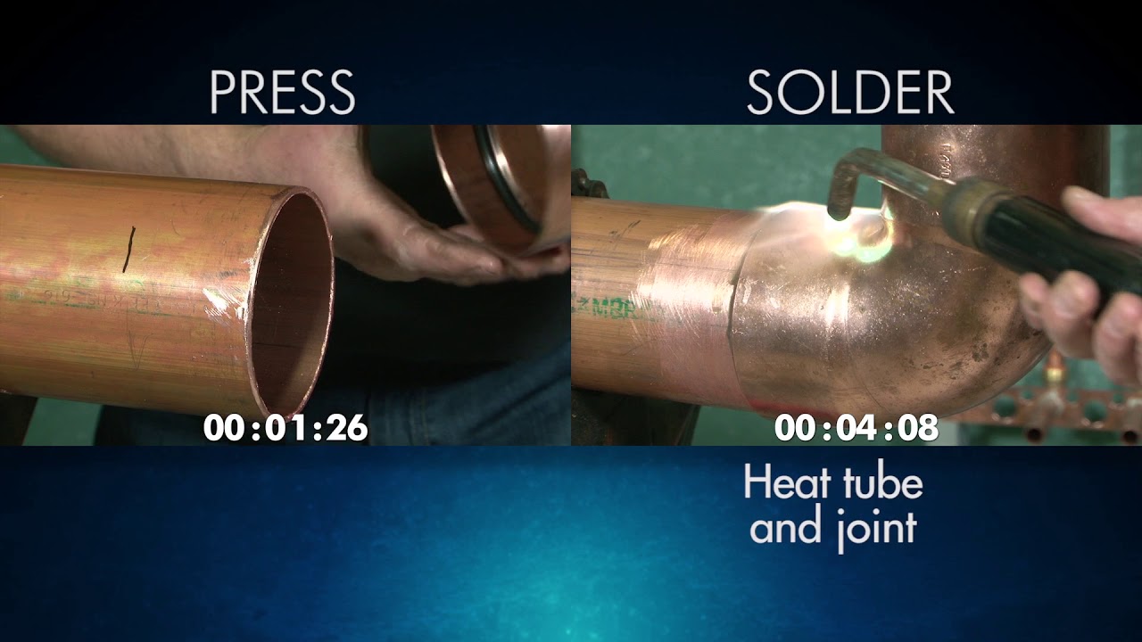 NIBCO Press Fittings Vs Soldering Installation 2 To 4 YouTube