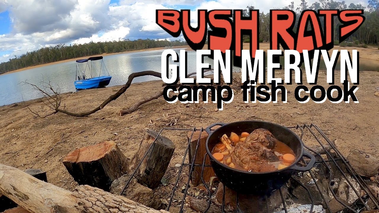 Glen Mervyn Dam | Camp Fish Cook | Lamb shanks on the campfire!! - YouTube