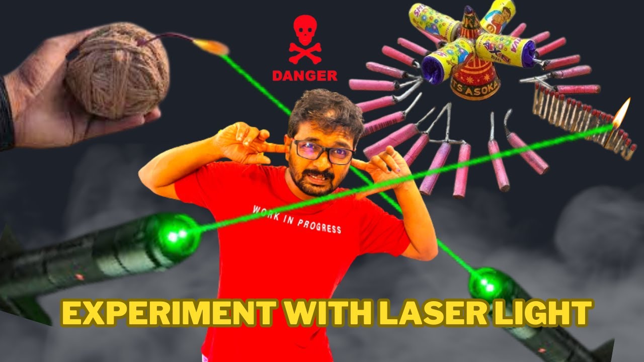World Cheapest Powerful Laser | Expriment With Laser Light ...