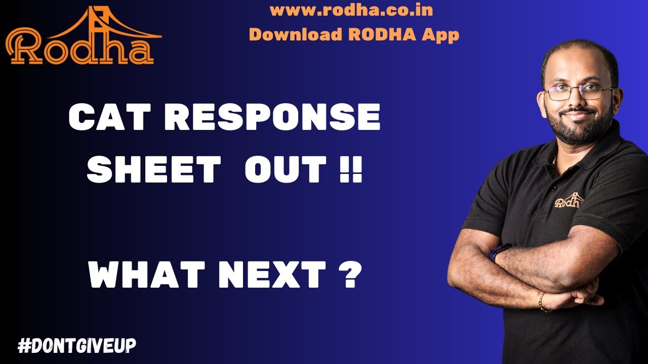 CAT Response Sheet Out I Avoid Time Waste I How to Plan for XAT - YouTube