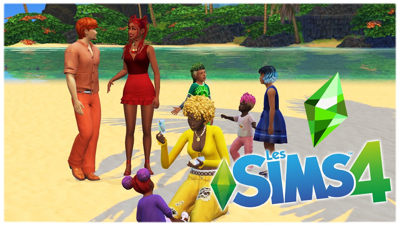 Arc en ciel Challenge famille - SIMS 4 - YouTube