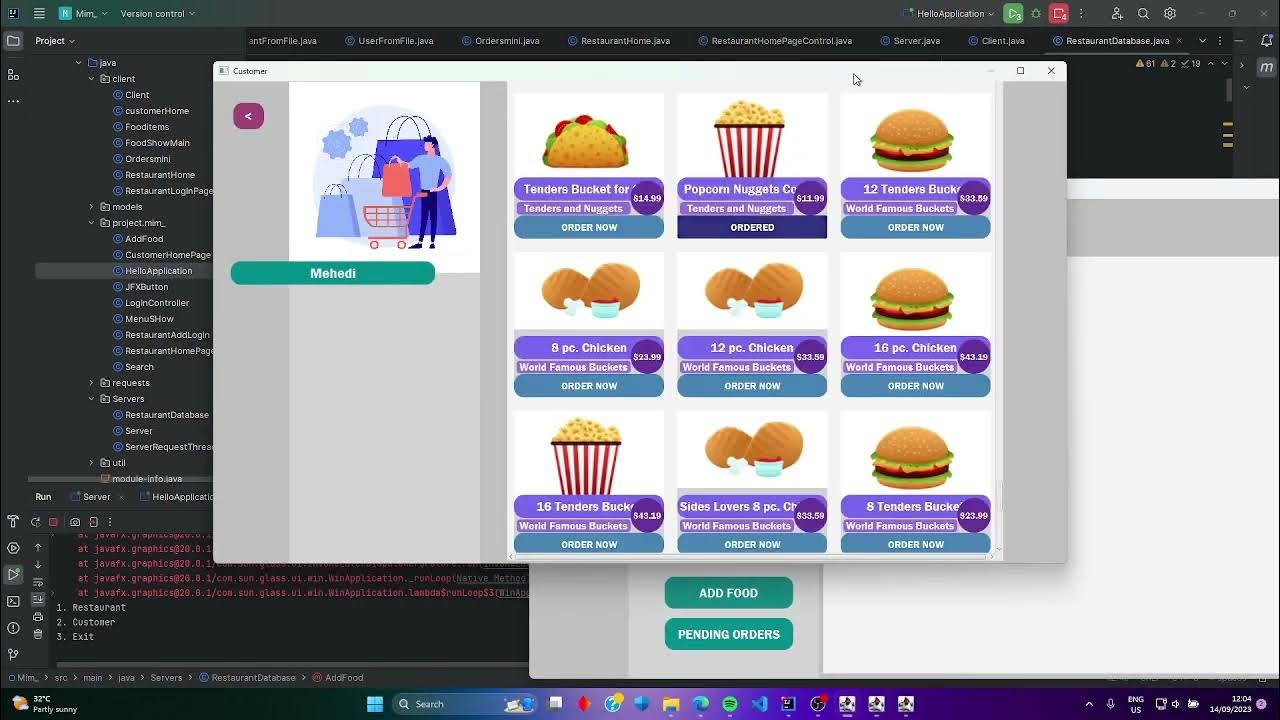 L1T2 JAVAFx Project | Resraurant Management System - YouTube