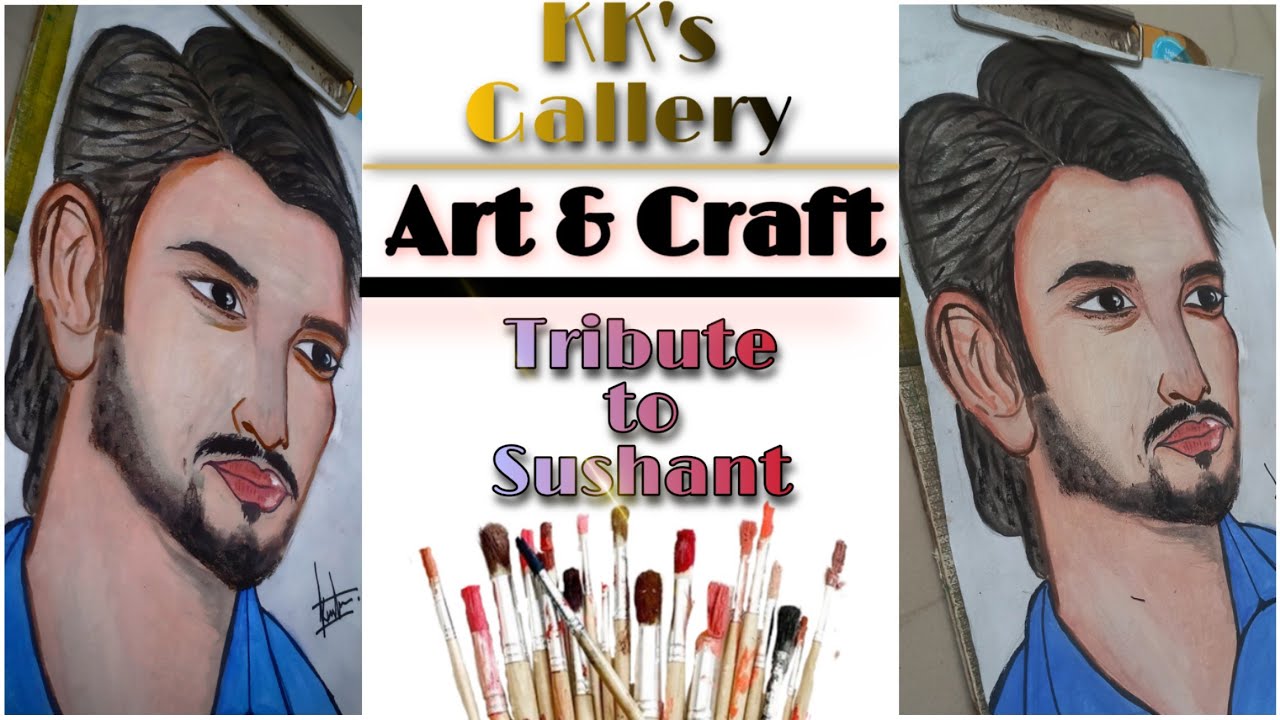 KD-4 | Tribute to Sushant Singh Rajput | Painting of Sushant | Drawing ...