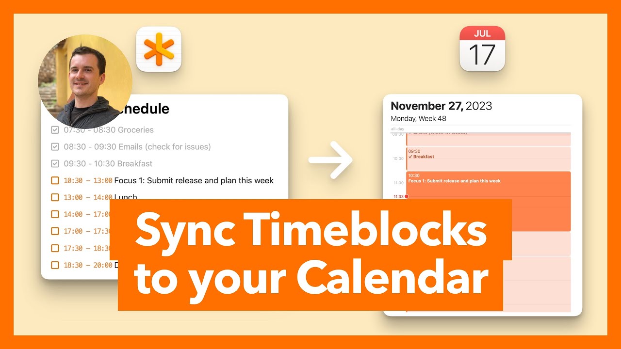 Sync Timeblocks to your Calendar - YouTube