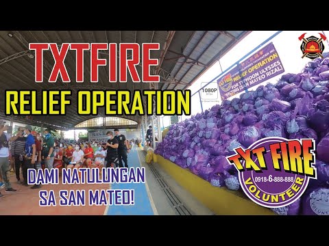 RAW VLOG#6 TXTFIRE RELIEF OPERATION SAN MATEO RIZAL | Response Fire ...