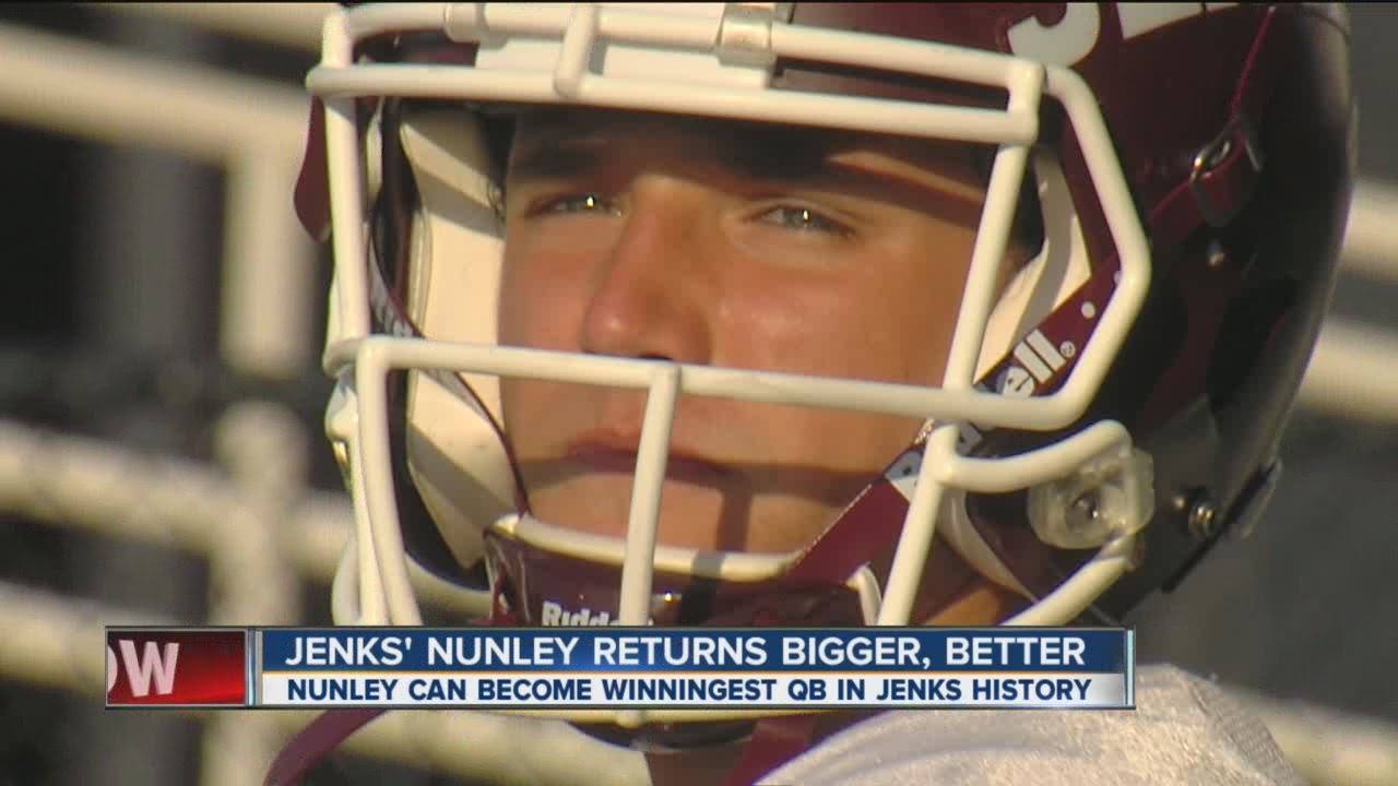 Cooper Nunley can become winningest QB in Jenks history - YouTube
