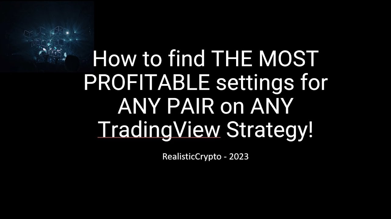 How to find THE MOST PROFITABLE settings for ANY PAIR on ANY ...