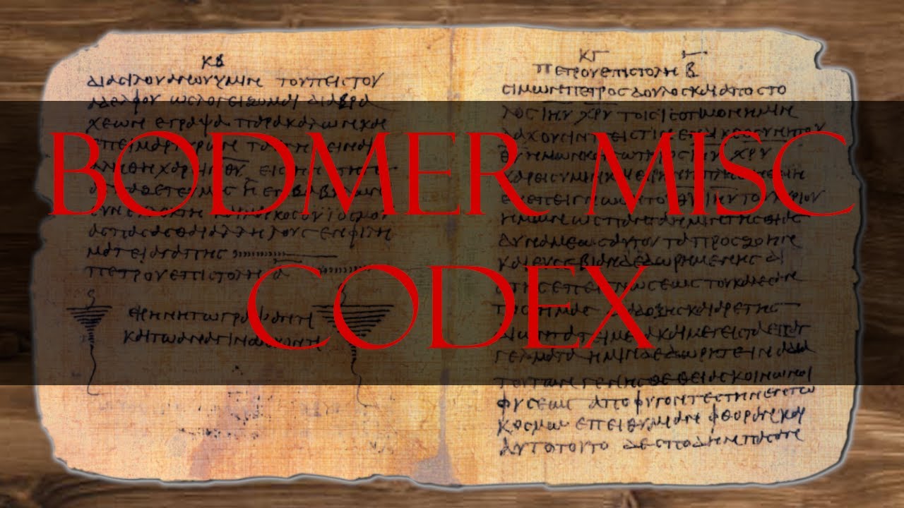 Bodmer Miscellaneous Codex Manuscript Spotlight - YouTube