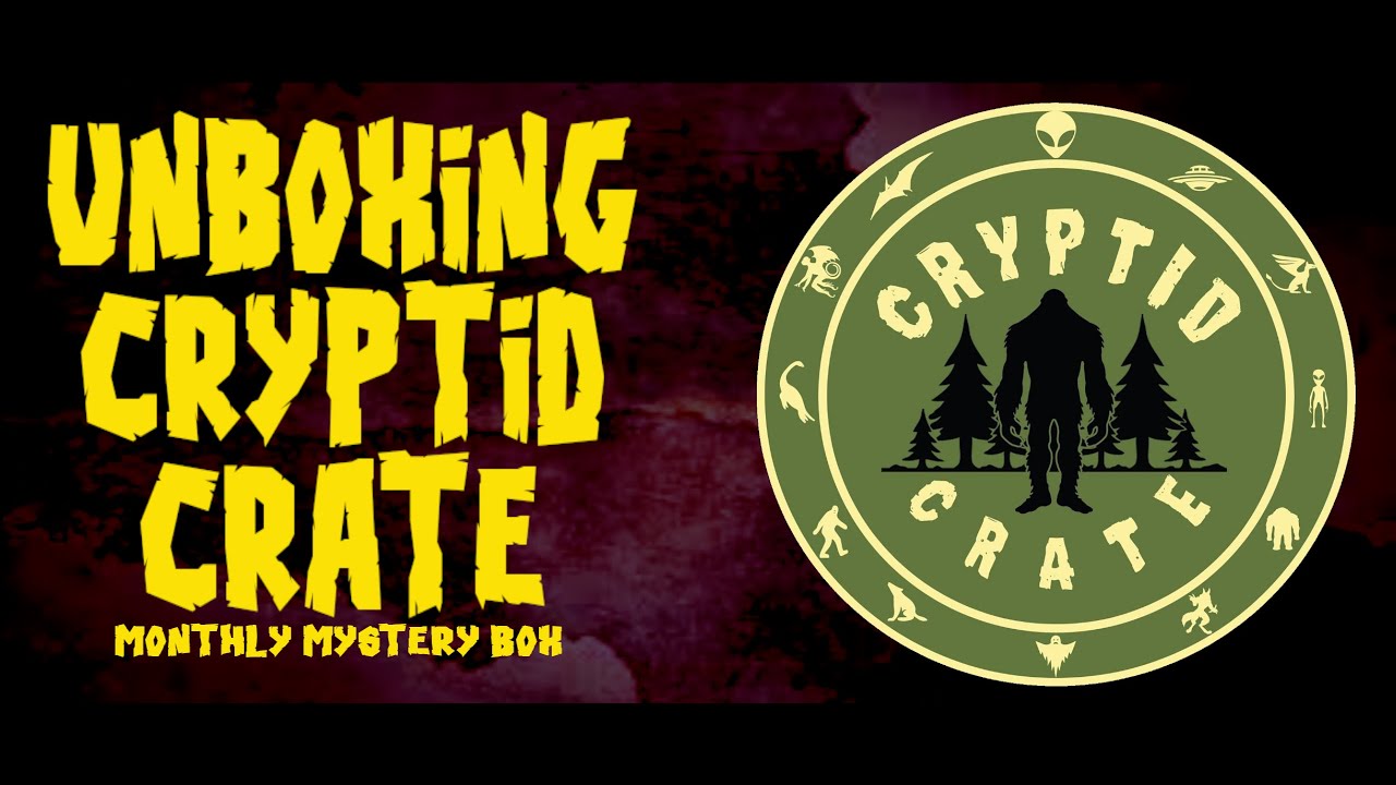 UNBOXING the newest CRYPTID CRATE mystery box - cryptids, paranormal ...