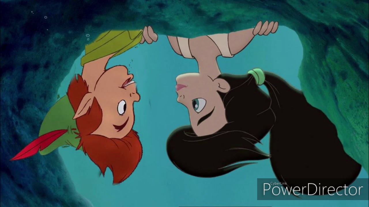 Peter pan & Melody disney crossover eres la musica en mi - YouTube